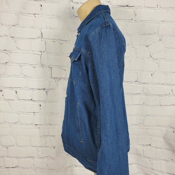 Budweiser | Jackets & Coats | Budweiser Mens Size M Blue Bud King Of ...